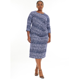 Tabitha Dress - Midi Length with Gathered Layers and Ruffle Detail