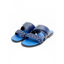 Diamond Slides: Luxurious Padded and Braided Leather Slides
