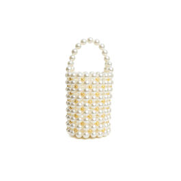 Pearl bucket bag